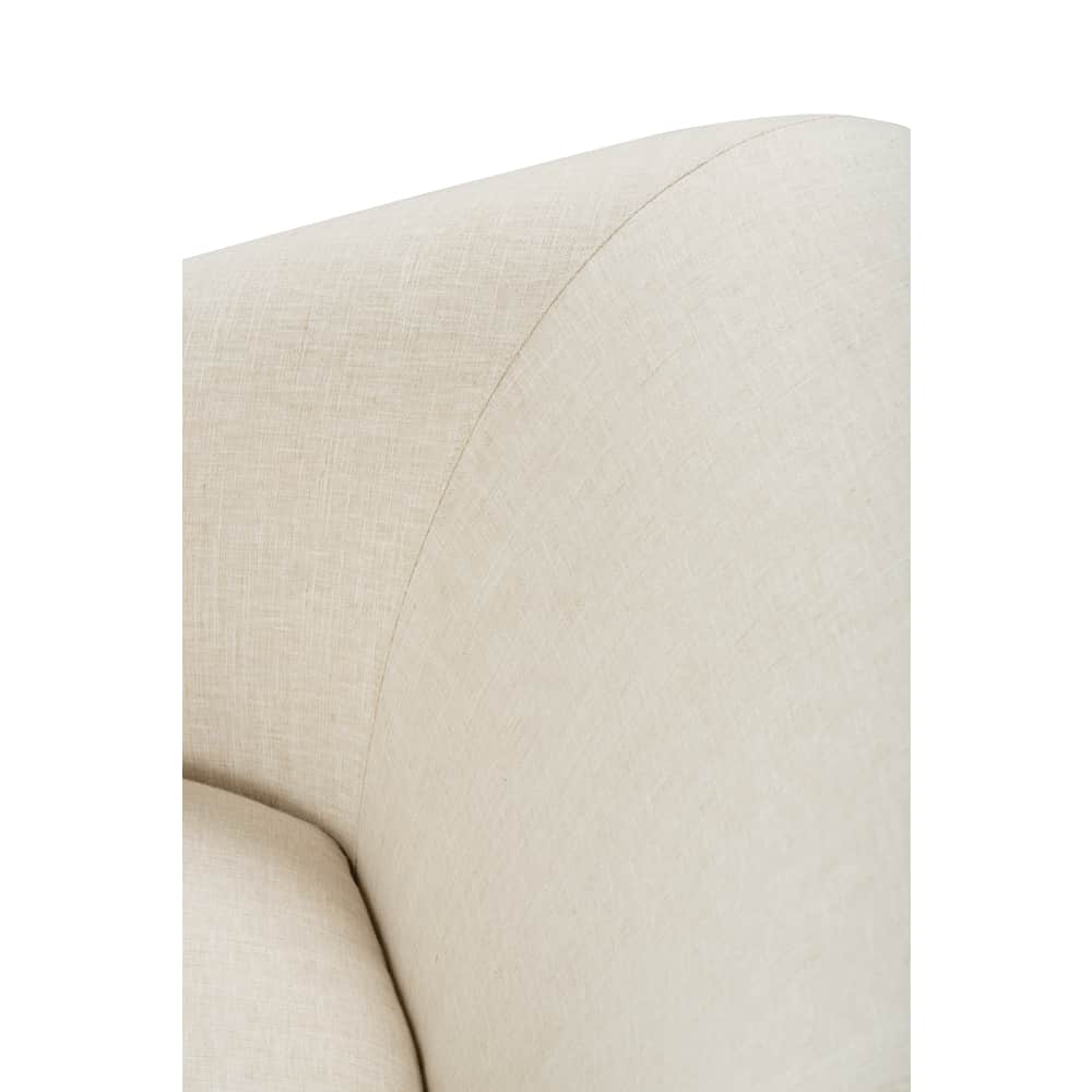 Tabitha SWIVEL Upholstered Accent Barrel Chair With Pleated Arms