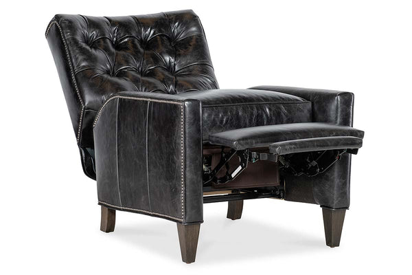 Greenwich Leather Tufted Back Recliner Chair