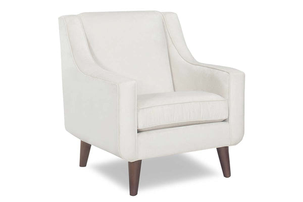 Sterling Modern 8-Way Hand Tied Contemporary Fabric Chair With Sloping