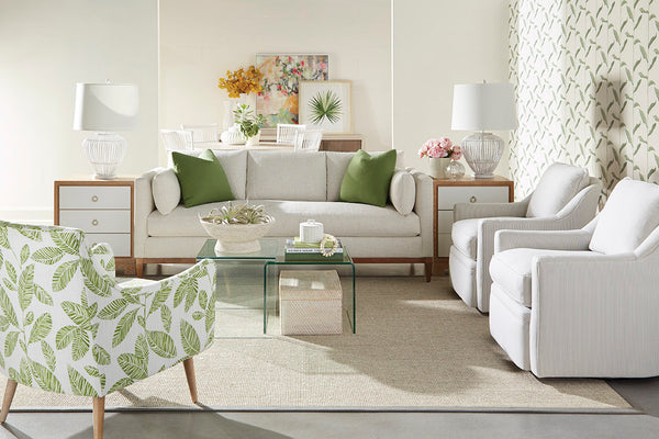 Georgia Designer Style Single Bench Seat Sofa