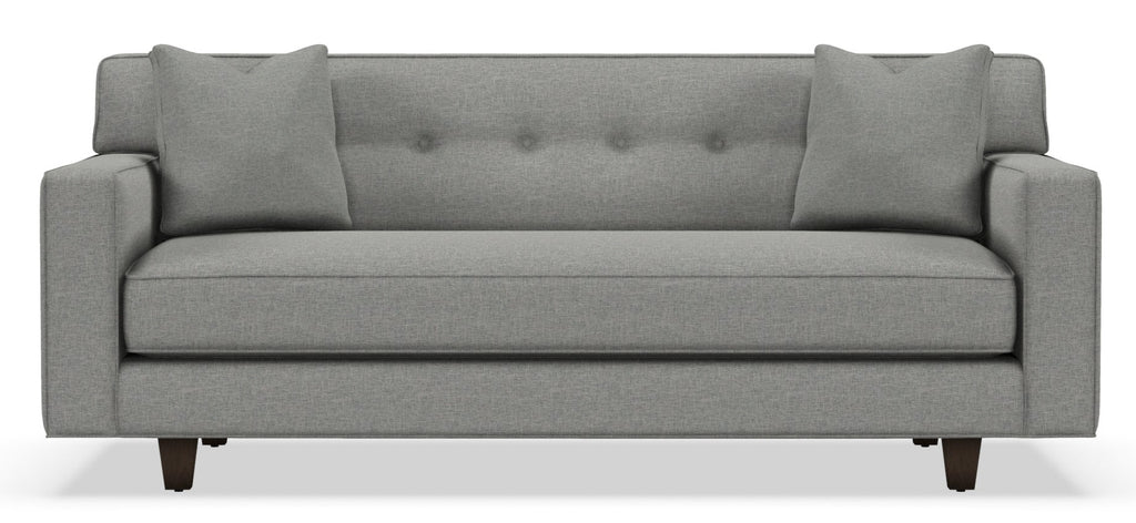 Margo I 80 Inch Single Bench Seat Track Arm Fabric Sofa