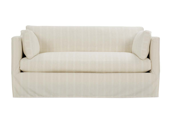 Marjorie Slipcovered 71 Inch Single Seat Short Sofa