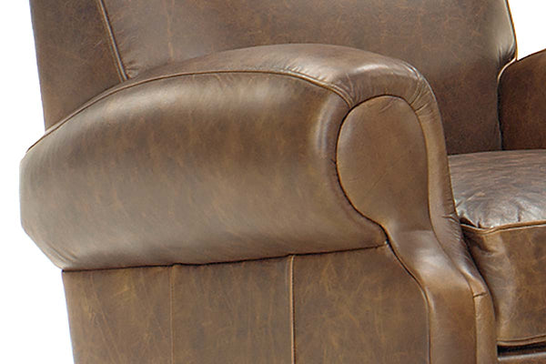 Richmond Large Leather Club Chair - Designer Style & Top-Grain Leather